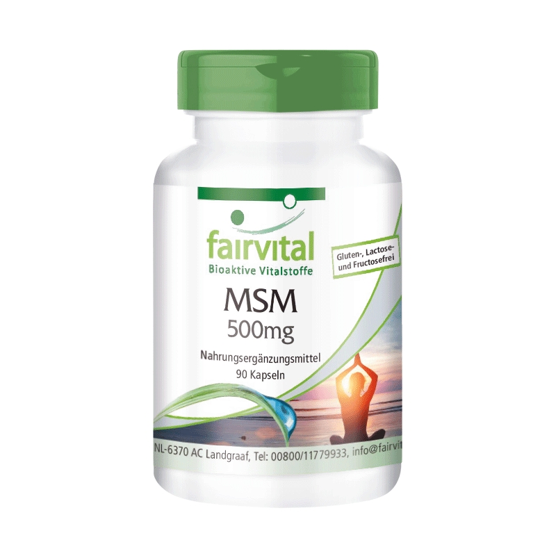 MSM 500mg - 90 Cápsulas - Biostand